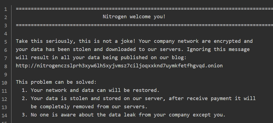 Nitrogen ransomware: From staged loader to full-scale extortion ...