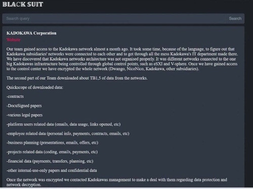 BlackSuit ransomware: 8 years, 6 names, 1 cybercrime syndicate ...